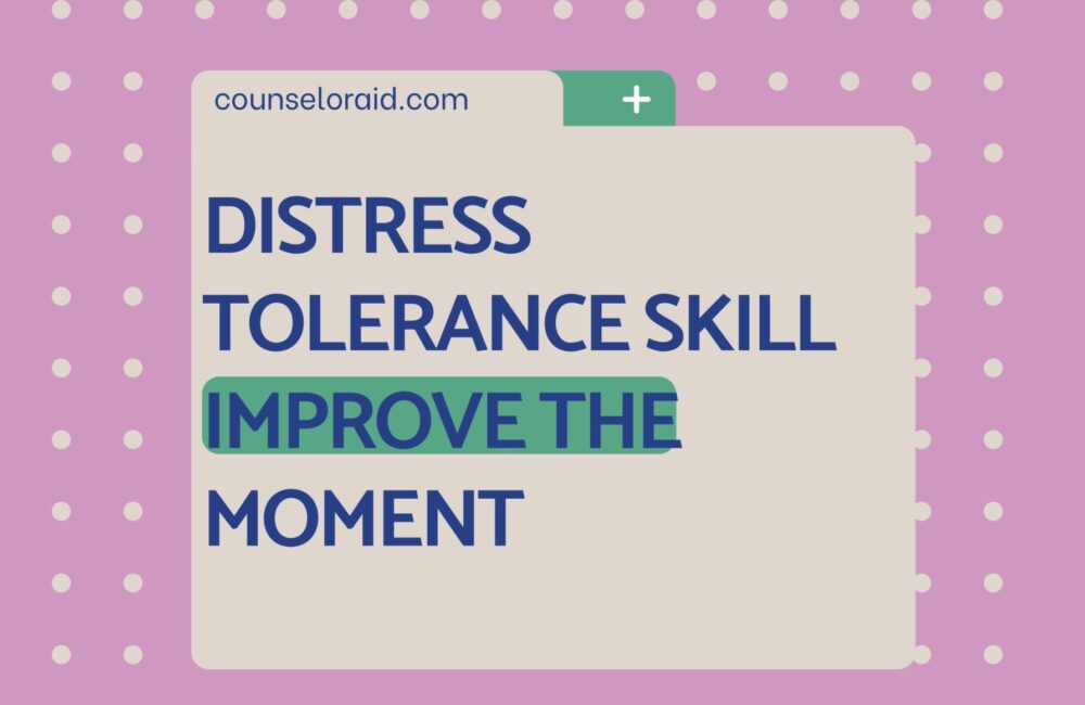 Distress Tolerance Skill: IMPROVE the Moment - Beyondpsychub